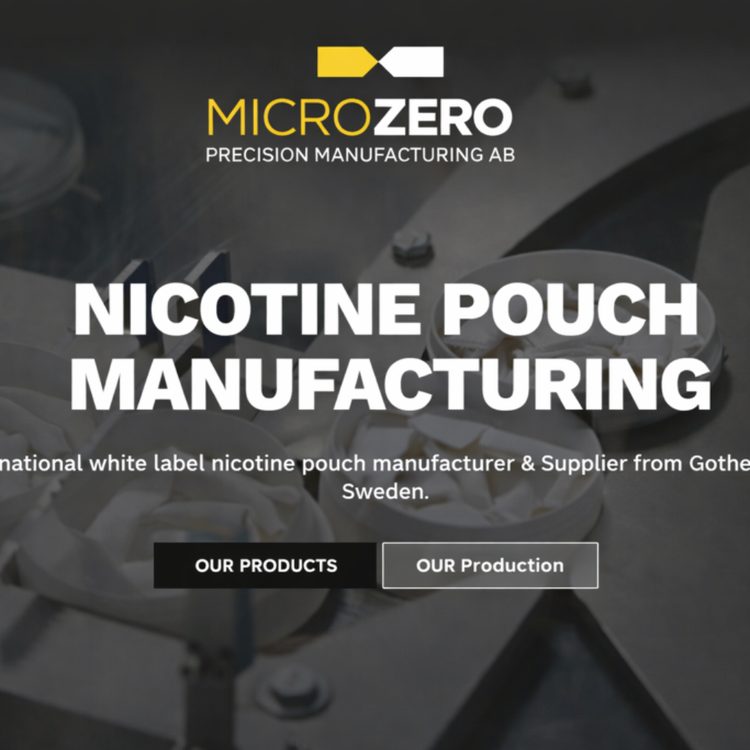 Premium White Nicotine Pouches | Microzero AB